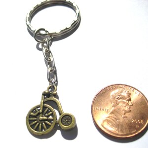 Bicyle Keychain Penny Farthing Keychain Vintage Big Tire Bike Keychain ...