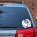 Rose Vinyl Decal for Bumper Sticker, Laptop, Tumbler Cup, Mug, Journal ...