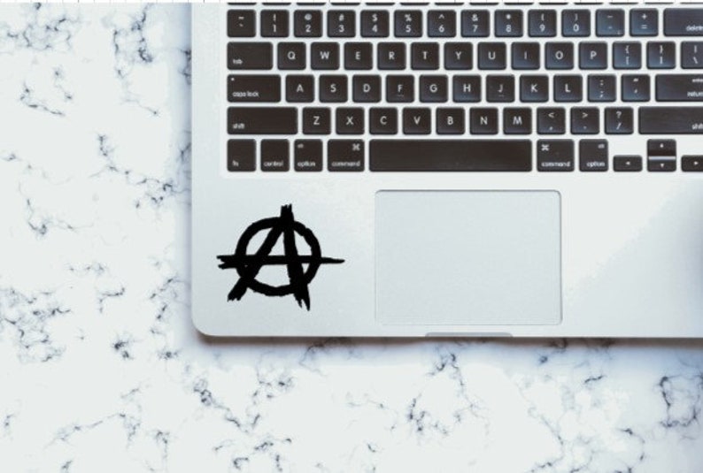 Vinyl Anarchy Decal for Water Bottle Anarchy Sticker Cup Sticker Laptop ...