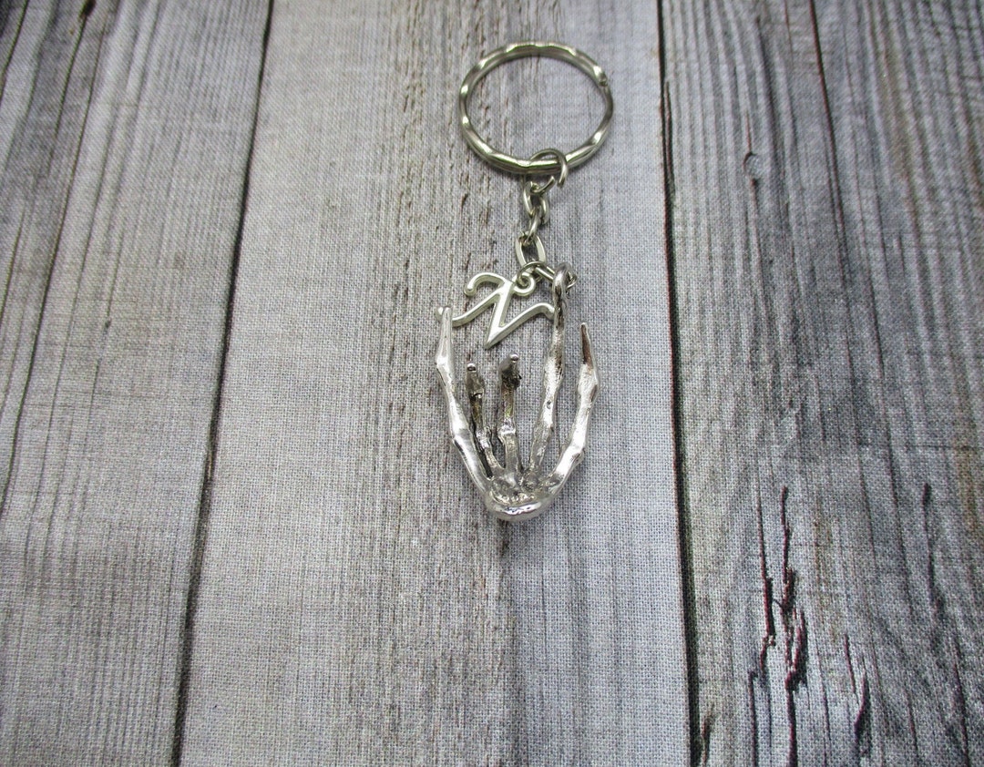 Sign Language I Love You Keychain Initial Keychain Customized Sign ...