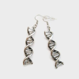 DNA Earrings Science Earrings Double Helix Earrings Biology Earrings ...