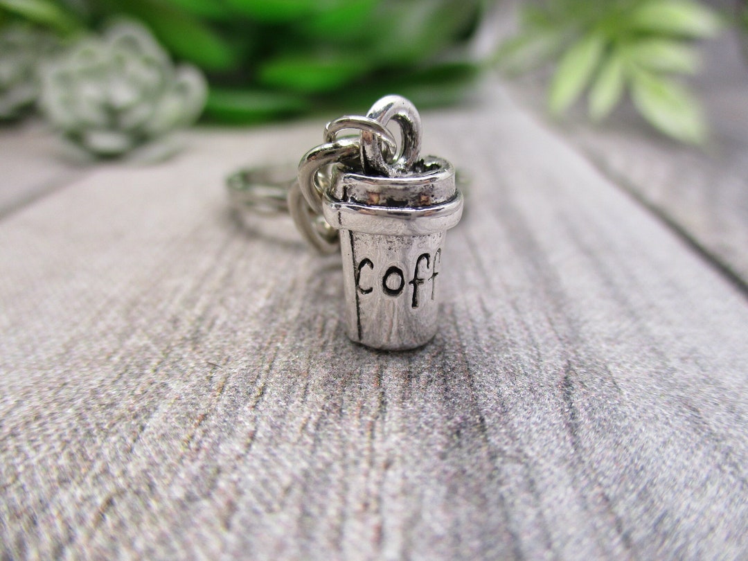 Coffee Cup Keychain Coffee Keychain Gifts for Her / Him - Etsy