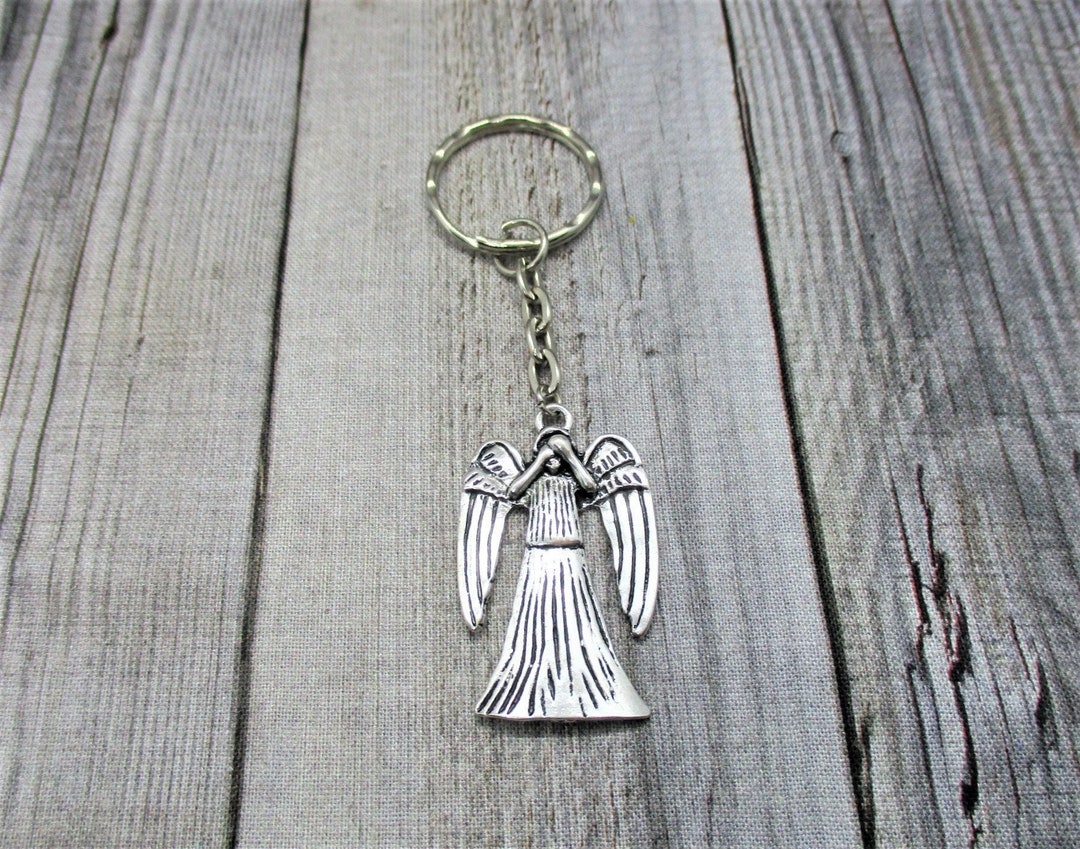 Weeping Angel Keychain, Angel Keychain, Gifts Under 10, Geekery Gifts ...