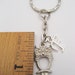 Owl Keychain Personalized Barn Owl Keychain Initial Keychain Owl Lovers ...