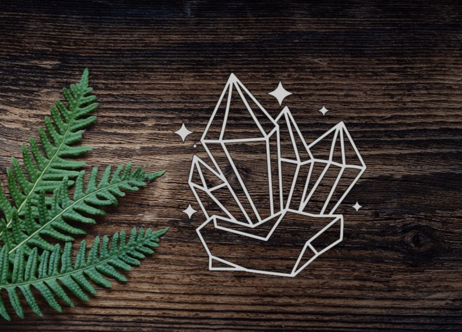 Crystal Cluster Vinyl Decal for Bumper Sticker Laptop | Etsy