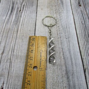 DNA Keychain, Science Keychain, Double Helix Keychain, Biology Keychain ...