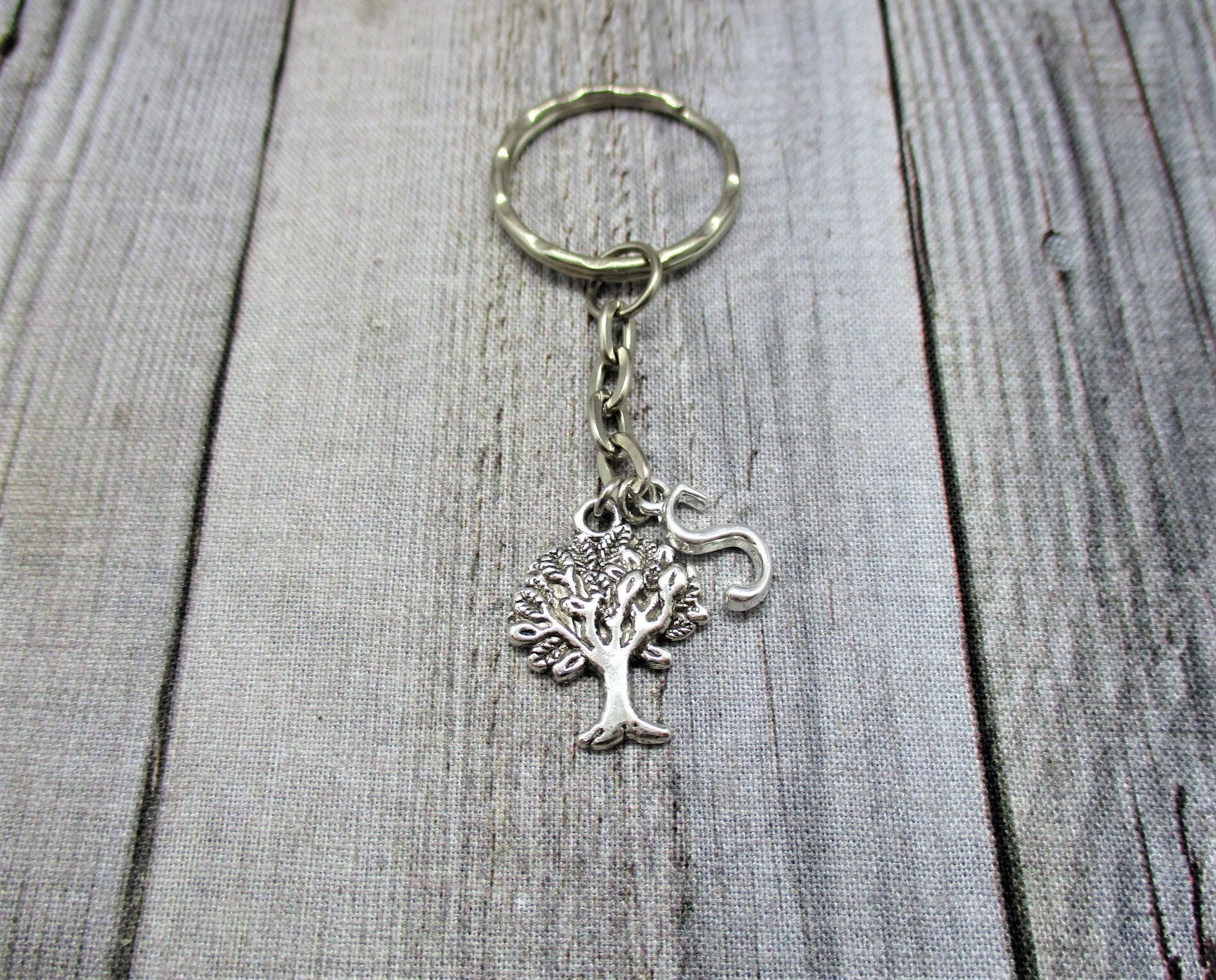 Tree Keychain Tree of Life Keychain Personalized Keychain | Etsy