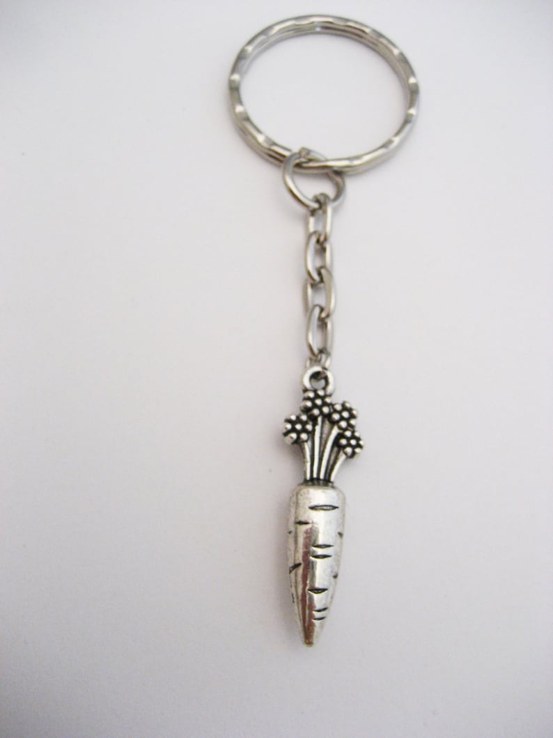 Carrot Keychain Veggie Keychain Food Keychain Vegetable | Etsy