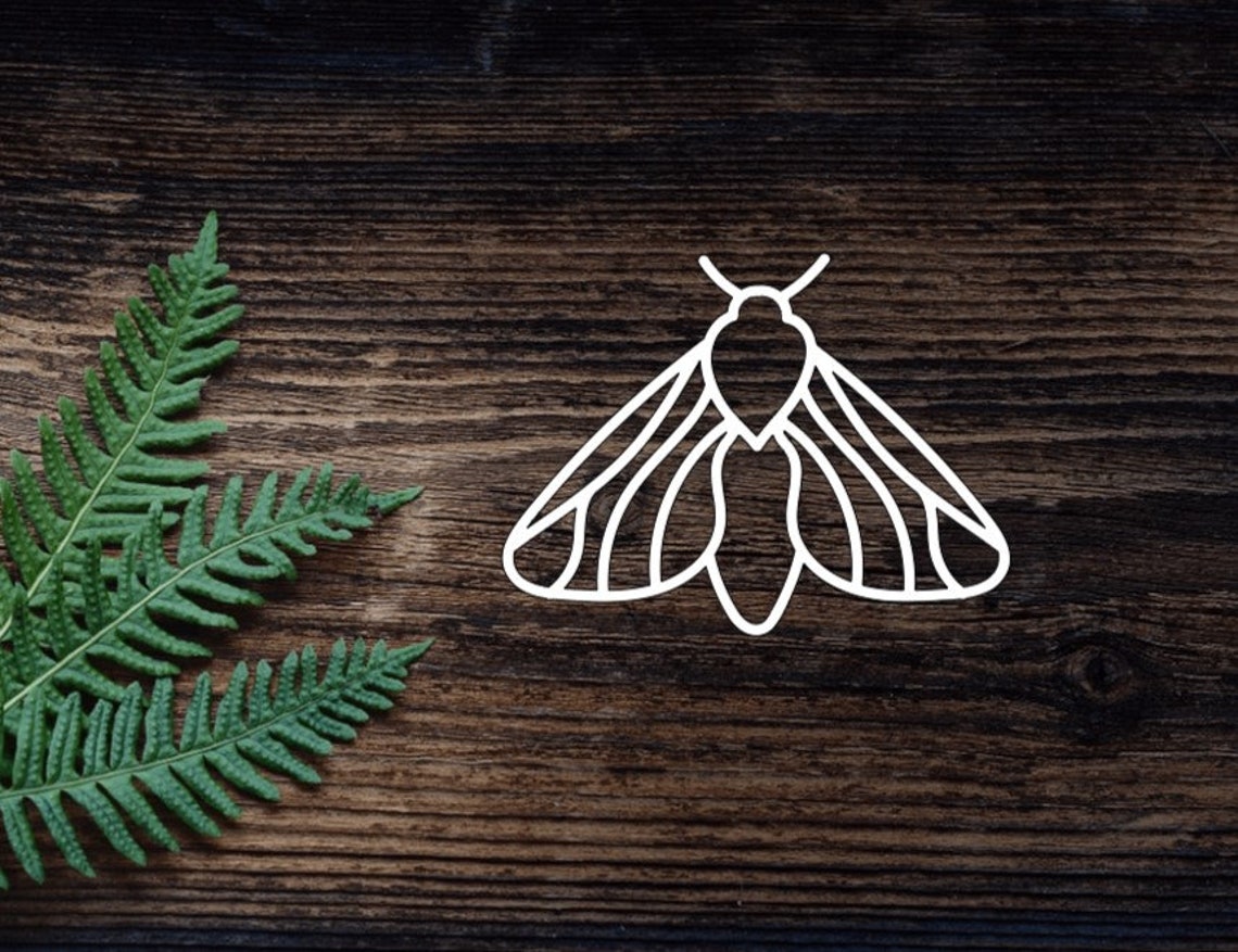 Vinyl Moth Decal for Water Bottle Tumbler Cup Sticker Laptop - Etsy