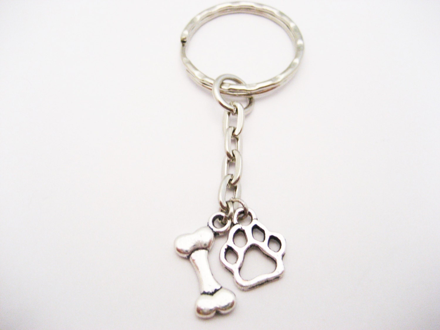 Dog Bone Keychain Dog Paw Keychain Dog Lovers Keychain Pet | Etsy