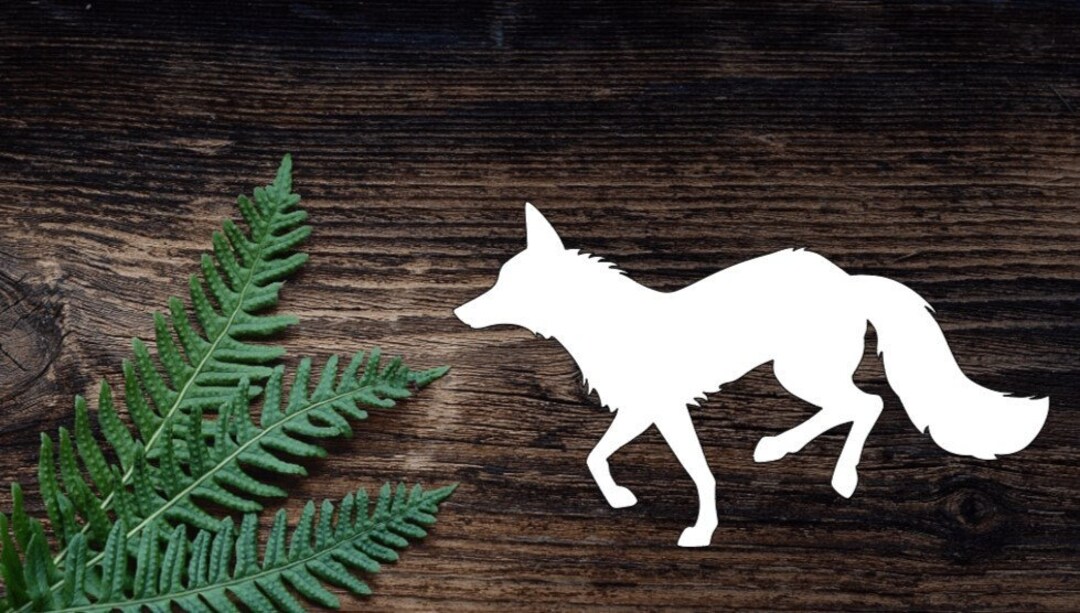 Vinyl Fox Decal for Water Bottle Sticker Cup Sticker Laptop Decal Car ...