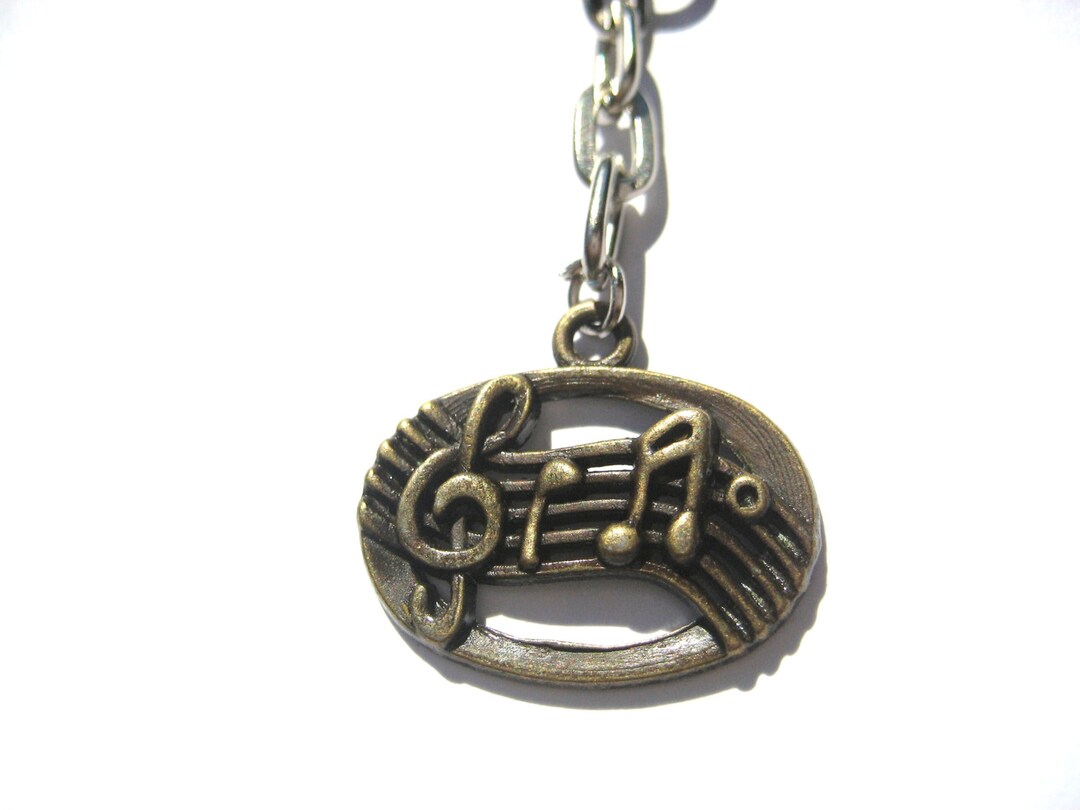 Music Note Keychain, Sheet Music Keychain, Musician Gifts Under 10 ...