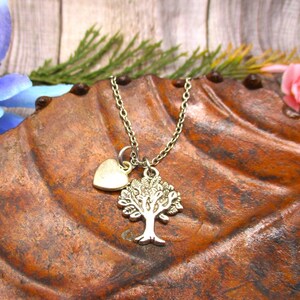 Tree Necklace, Oak Tree Jewelry, Silver Tree Necklace, Silver Tree ...