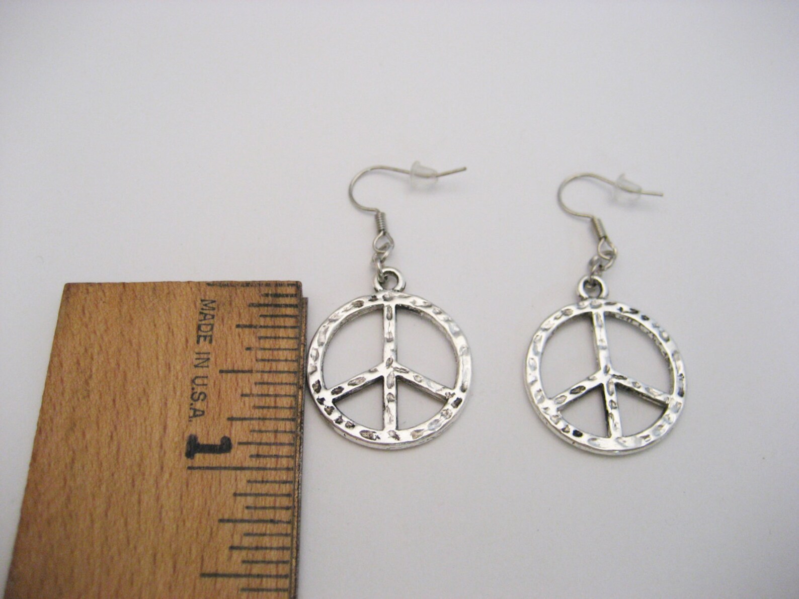 Peace Sign Earrings Peace Earrings Peace Sign Jewelry Peace | Etsy