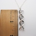 DNA Necklace Science Necklace Double Helix Necklace Biology - Etsy
