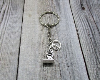 Microscope Keychain - Etsy