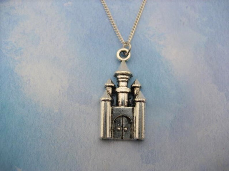 Castle Necklace Castle Gate Necklace Castle Jewelry | Etsy