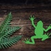 Vinyl Frog Decal for Water Bottle Frog Sticker Cup Sticker Laptop Decal ...