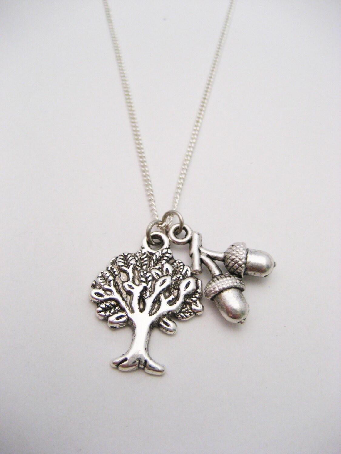 Oak Tree Necklace Oak Tree Jewelry Acorn Necklace Nature - Etsy Canada