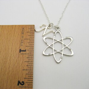 Atom Necklace Stem Necklace Physics Chemistry Necklace Initial Science ...