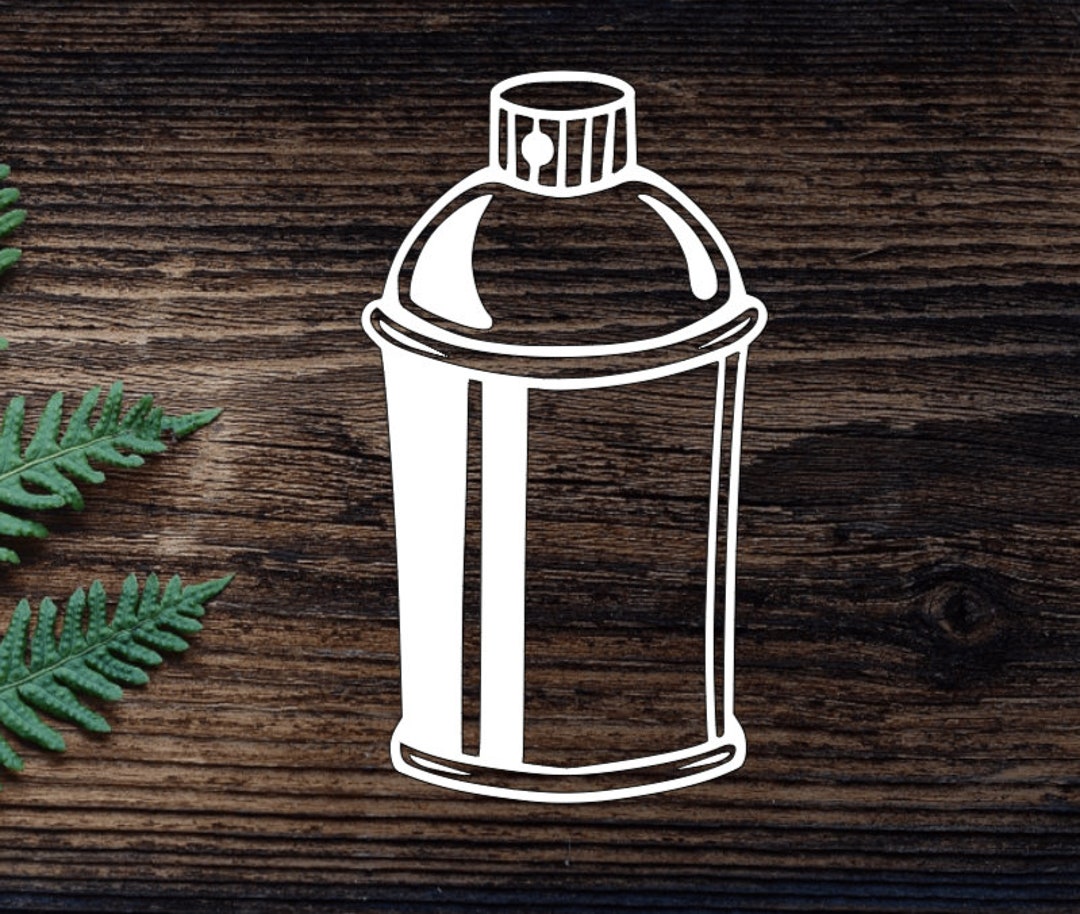 Vinyl Spray Paint Can Decal Spray Paint Vinyl Decal for Water Bottle ...