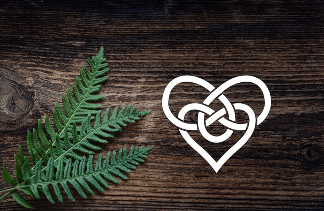 Celtic Heart Vinyl Decal for Water Bottle Sticker Cup Sticker Laptop ...