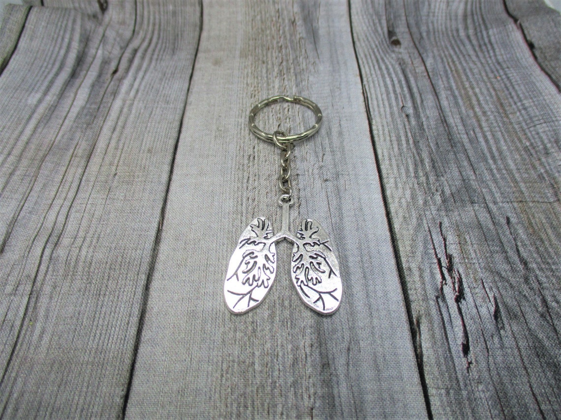 Human Lungs Keychain Science Keychain Biology Keychain Anatomical ...