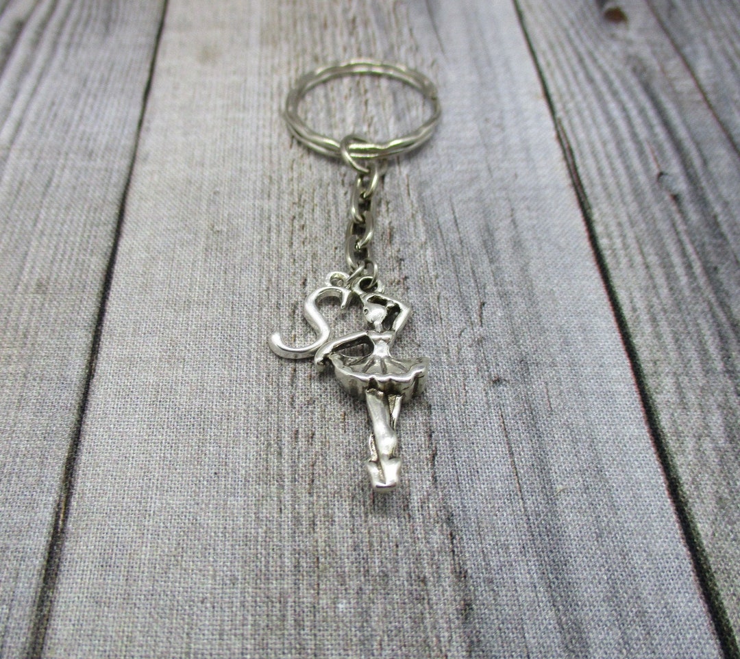 Ballet Keychain Ballerina Keychain Dancer Keychain Letter Dancer Gift ...