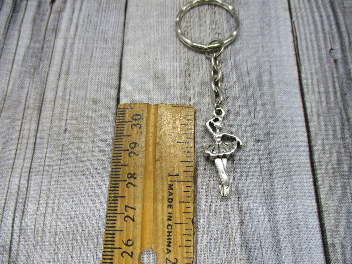 Ballerina Keychain Ballet Keychain Dancer Keychain Dance | Etsy