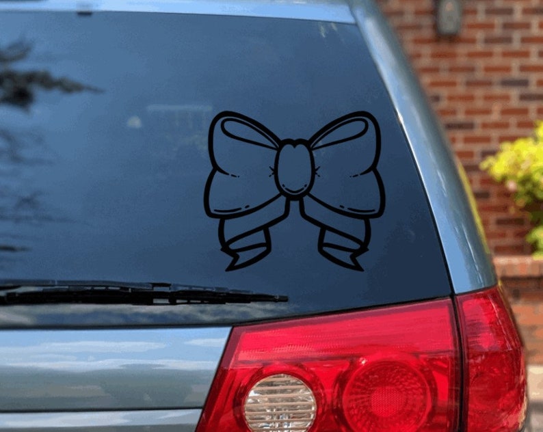 Vinyl Kawaii Bow Decal for Water Bottle Sticker Cup Sticker - Etsy