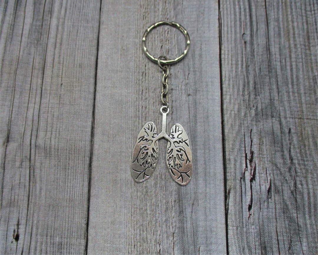 Human Lungs Keychain Science Keychain Biology Keychain Anatomical ...