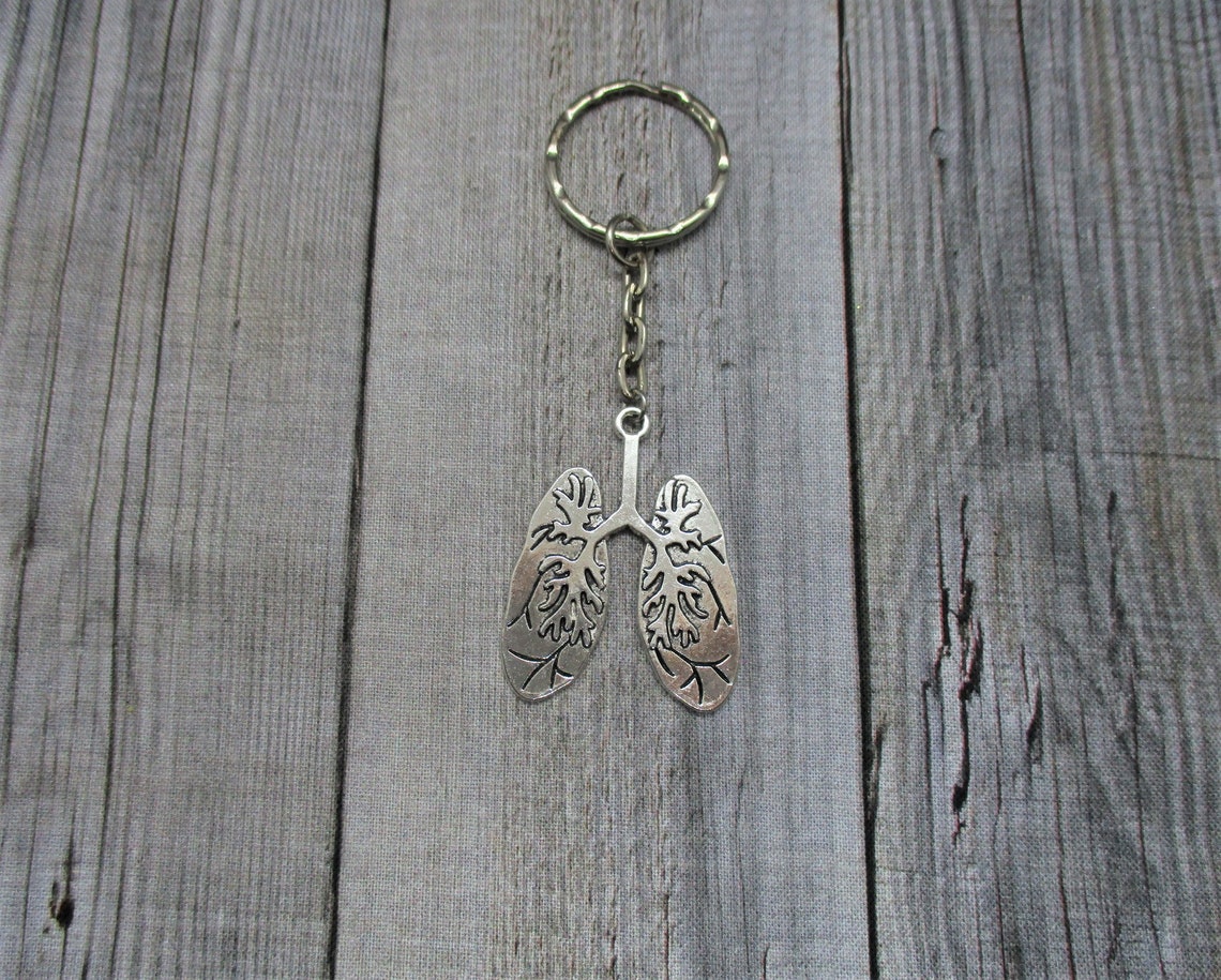 Human Lungs Keychain Science Keychain Biology Keychain Anatomical ...
