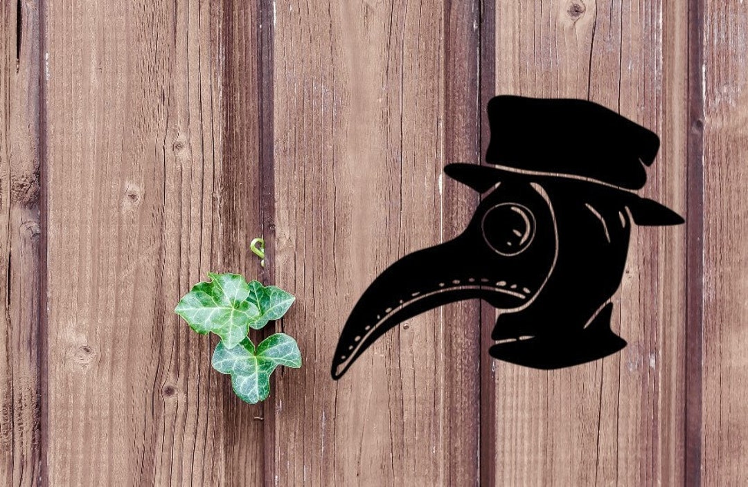 Vinyl Plague Doctor Decal for Water Bottle Plague Doctor Sticker Cup ...