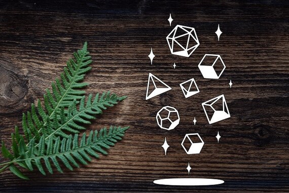 Rolling Dice Vinyl Decal For Water Bottle Dice Sticker Cup | Etsy