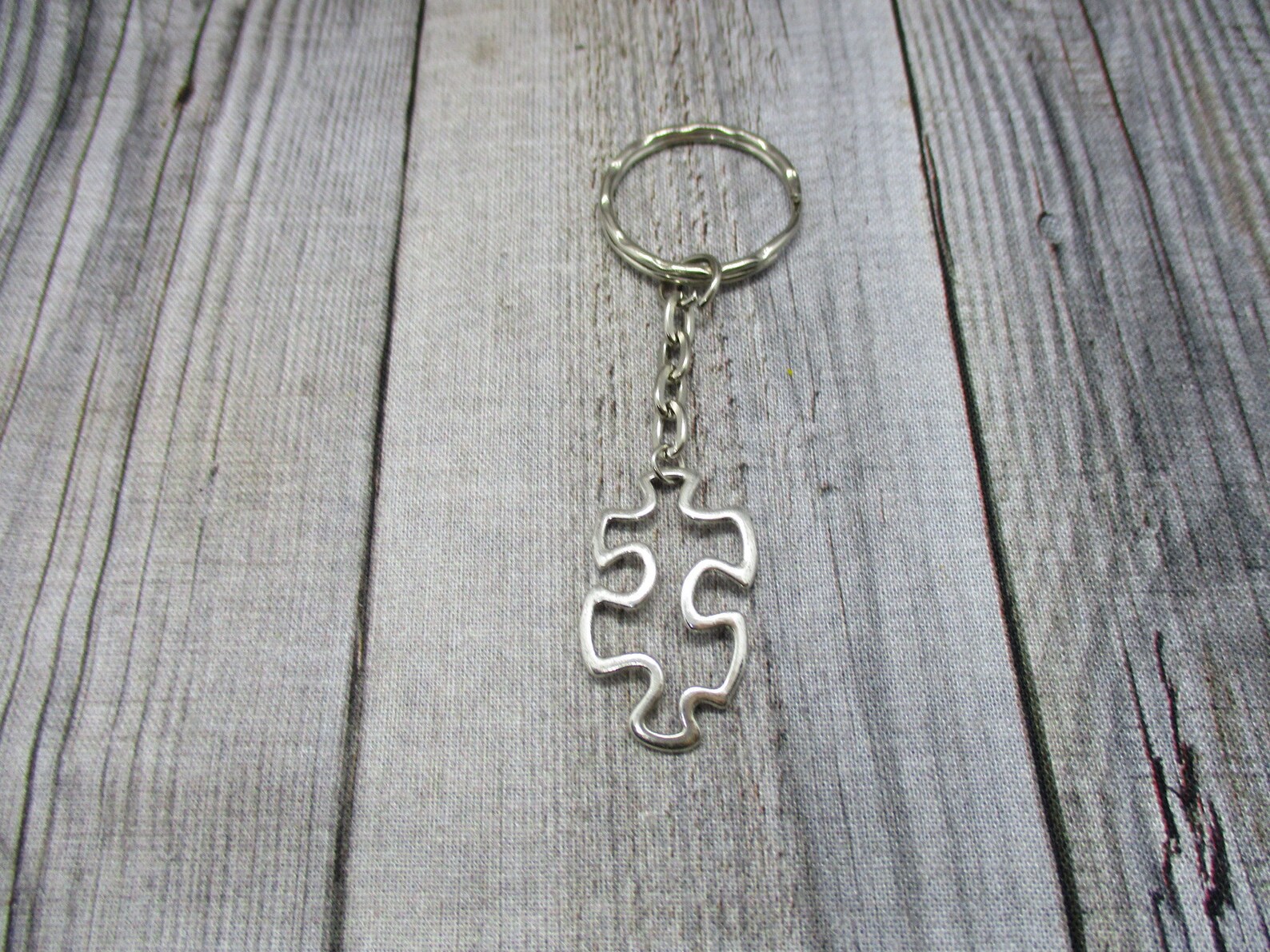 Puzzle Keychain Puzzle Piece Keychain Gifts Under 10 - Etsy