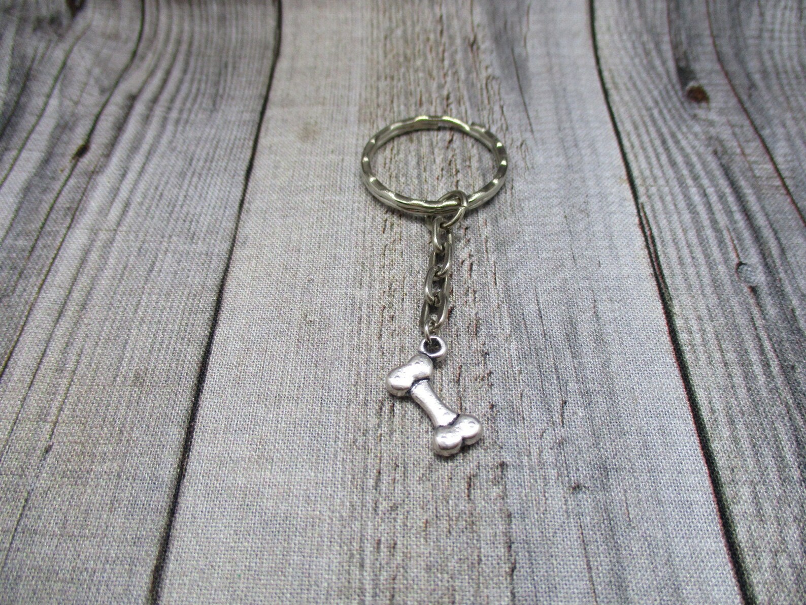 Bone Keychain Dog Bone Keychain - Etsy