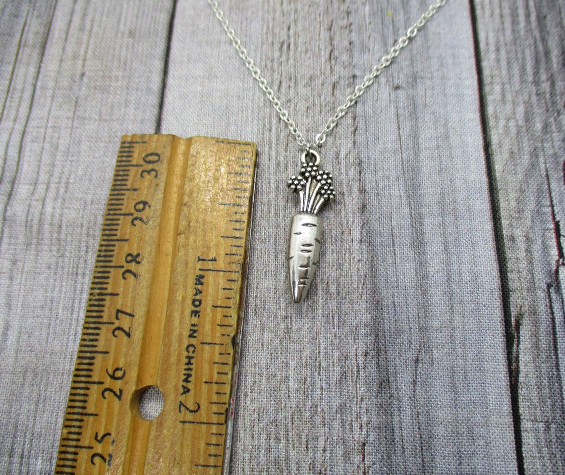 Carrot Necklace Food Necklace Vegetable Necklace Garden | Etsy