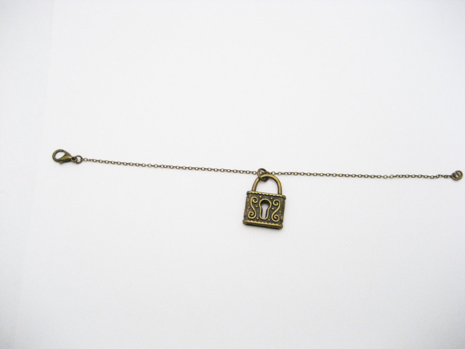 Lock Charm Bracelet Lock Jewelry Padlock Bracelet Padlock - Etsy