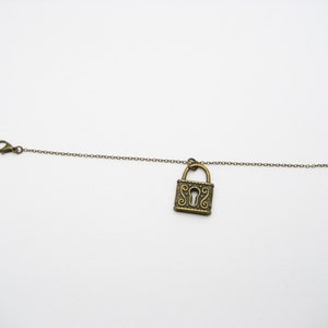 Lock Charm Bracelet Lock Jewelry Padlock Bracelet Padlock Jewelry Gifts ...