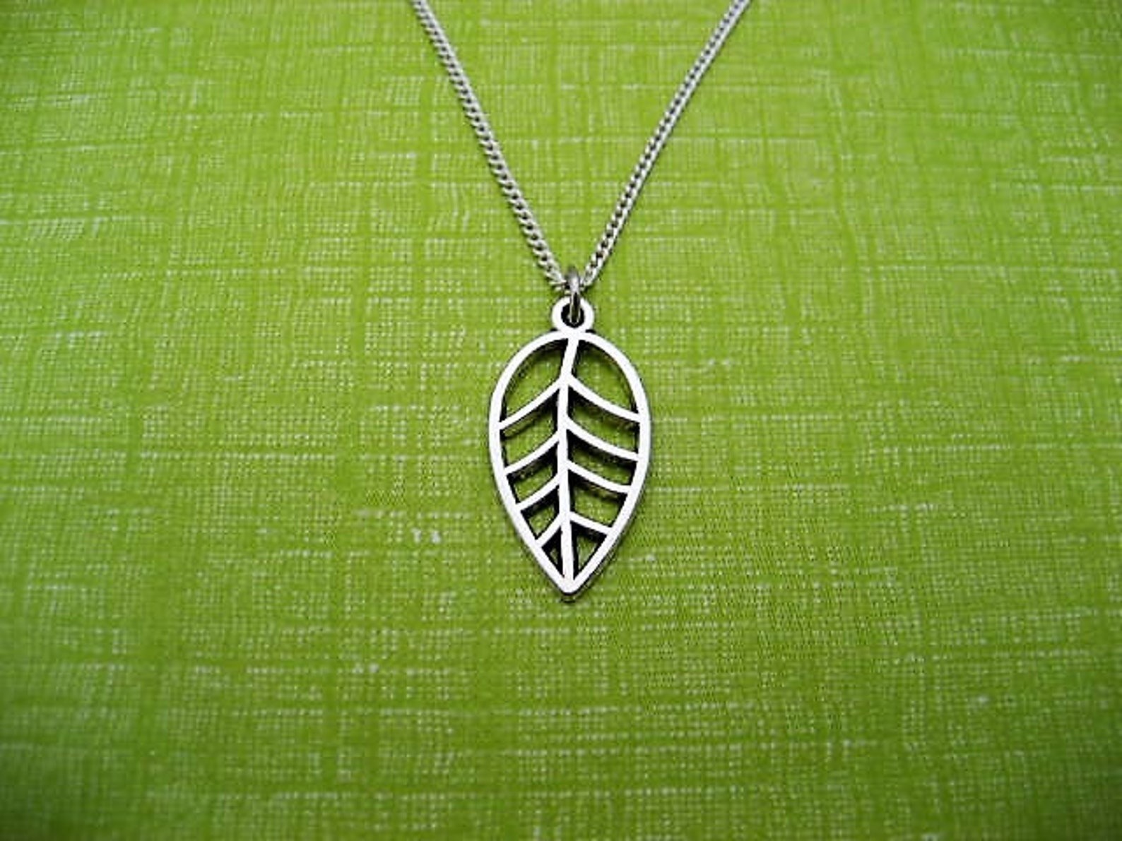 Leaf Necklace Nature Necklace Gardening Gardener Jewelry - Etsy