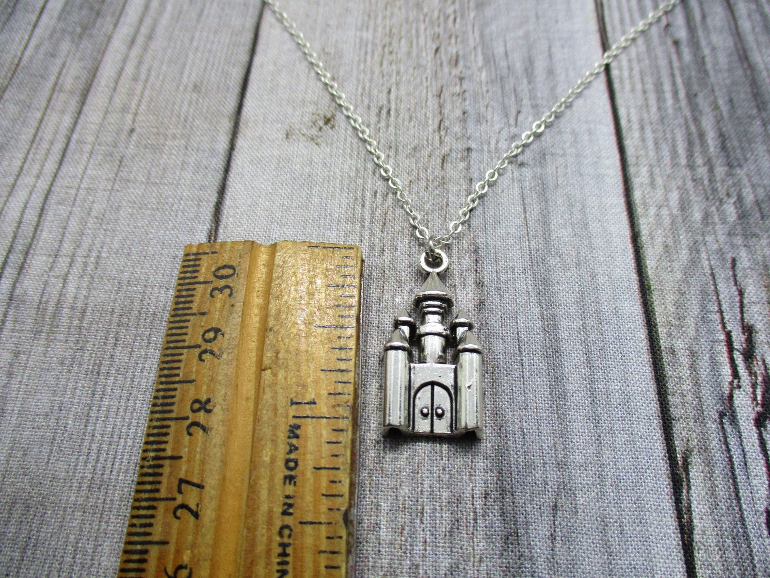 Castle Necklace Castle Gate Necklace Castle Jewelry - Etsy