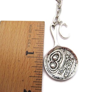 Frying Pan Keychain Bacon and Eggs Keychain Initial Cook Keychain ...