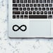 Vinyl Infinity Decal for Water Bottle, Tumbler Cup Sticker Laptop Decal ...