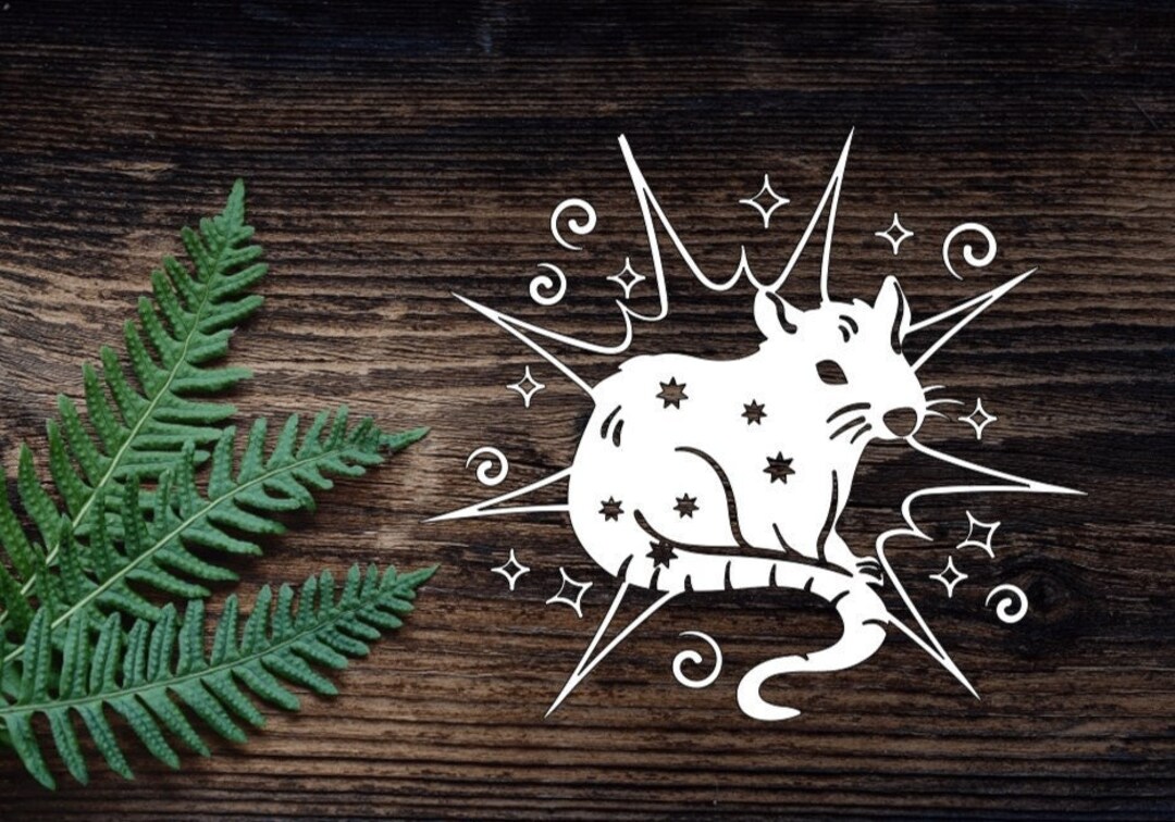 Vinyl Rat Decal Decal for Water Bottle Sticker Cup Sticker Laptop Decal ...