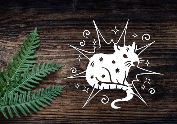 Vinyl Rat Decal Decal for Water Bottle Sticker Cup Sticker | Etsy