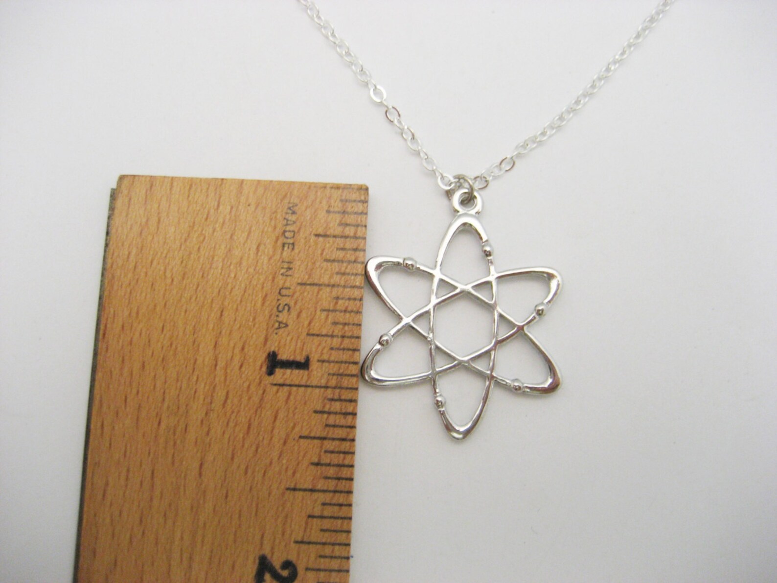Atom Necklace Science Necklace STEM Necklace Physics Necklace - Etsy