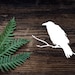 Crow Decal Crow on Branch Vinyl Decal for Bumper Sticker, Laptop, Cars ...