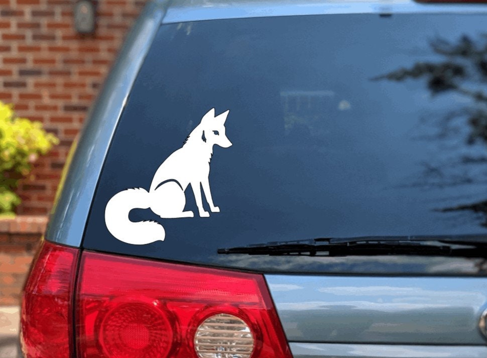 Vinyl Fox Decal for Water Bottle Sticker Cup Sticker Laptop - Etsy