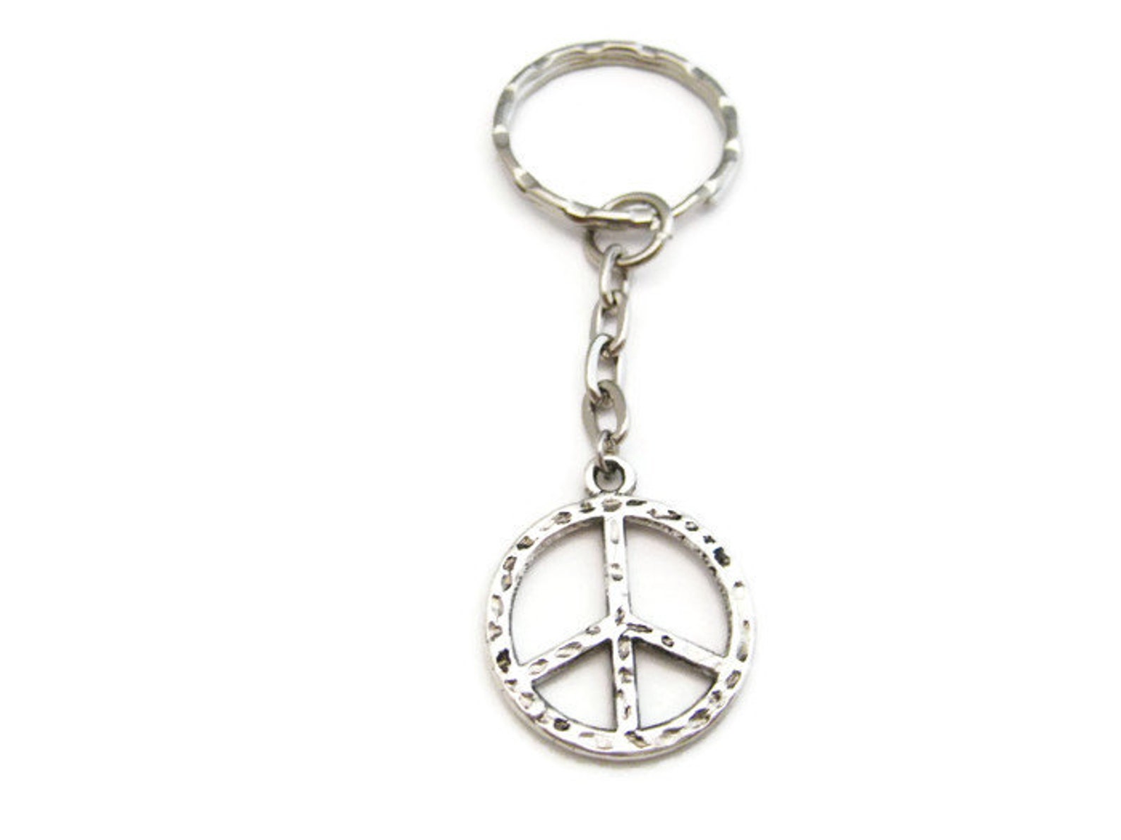 Peace Sign Keychain Peace Keychain Peace Gifts Under 10 - Etsy