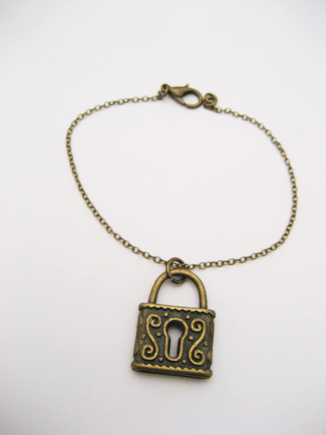 Lock Charm Bracelet Lock Jewelry Padlock Bracelet Padlock - Etsy